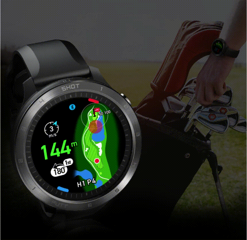 보이스캐디 정품 T11 PRO OLED 시계형 골프거리측정기 (클럽추천/핀위치안내)